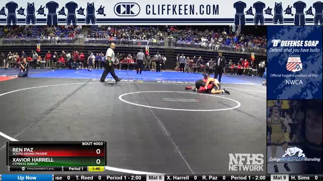 Xavior Harrell (Cypress Ranch) vs Ren Paz (South Grand Prairie)