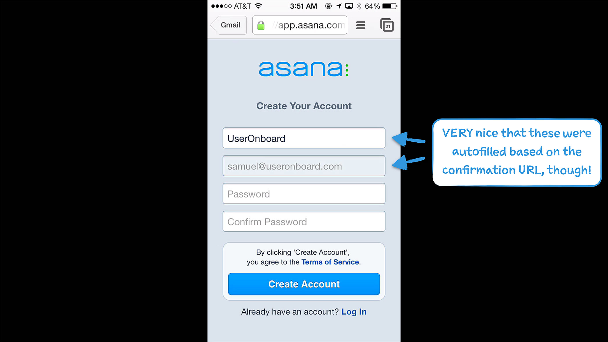 How Asana iOS Onboards New Users | User Onboarding
