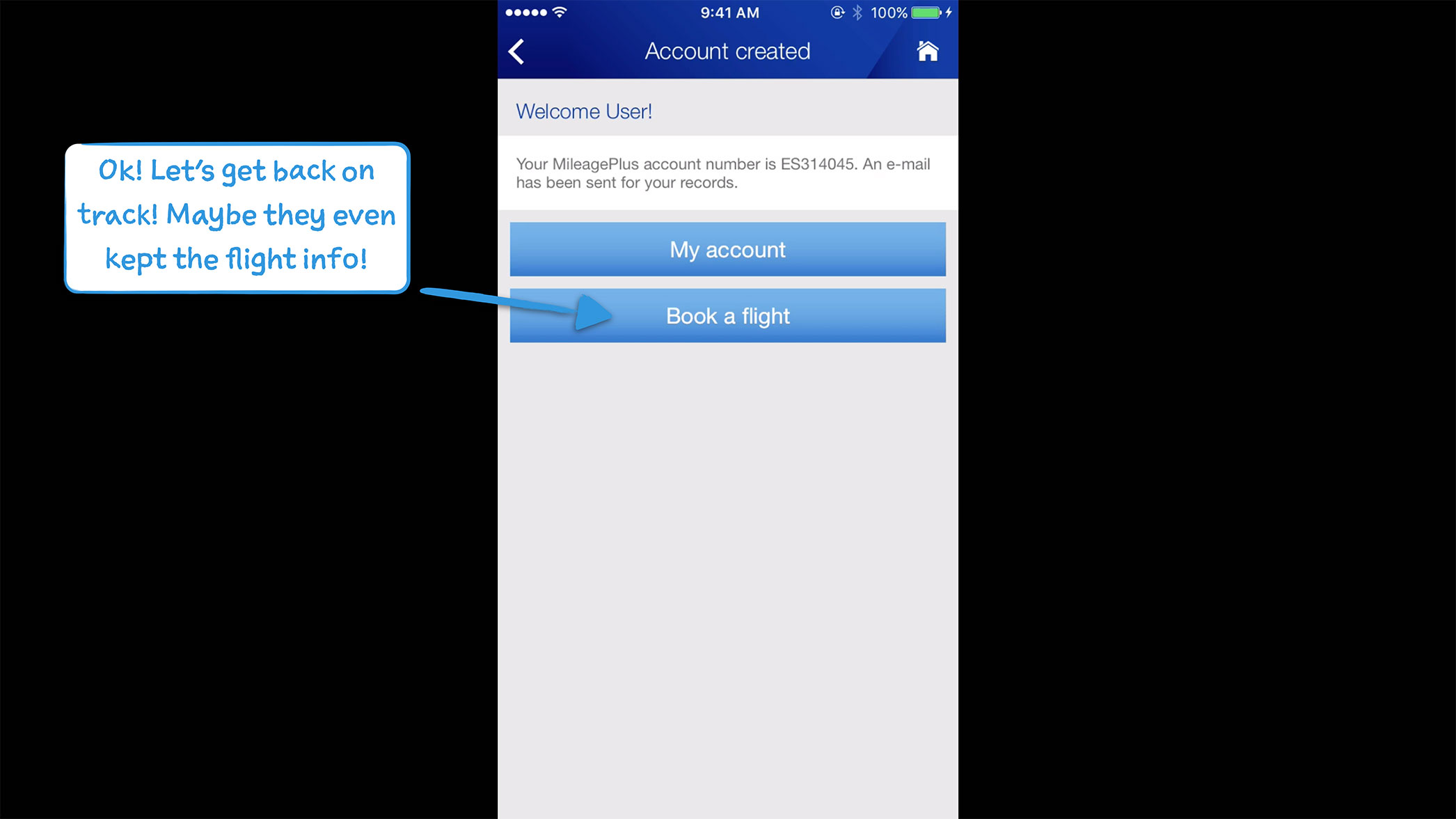 How United Onboards New Users | User Onboarding