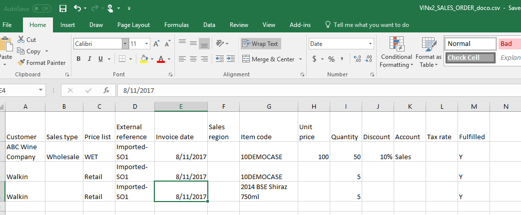 Importing sales orders from third party POS or eCommerce systems ...
