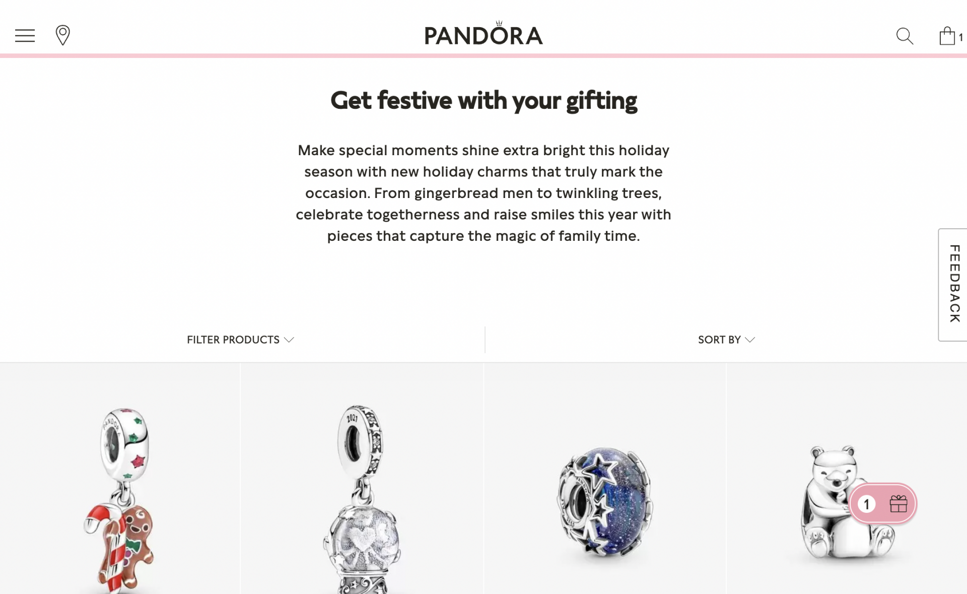 Pandora Jewellery Website Overview: Impeccable User Experience ...
