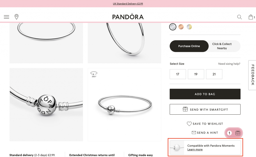 Pandora Jewellery Website Overview: Impeccable User Experience ...