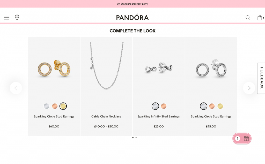 Pandora Jewellery Website Overview: Impeccable User Experience ...
