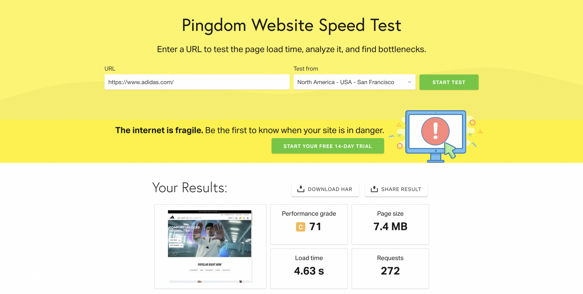 Website Load Time – How to Check the Page Load Speed - WEB4PRO