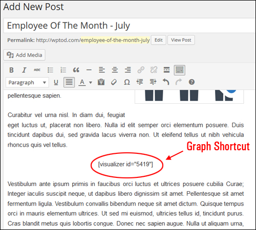 Wordpress Tutorials Create Graphs In A Page Or Post In Wordpress With Wordpress Visualizer