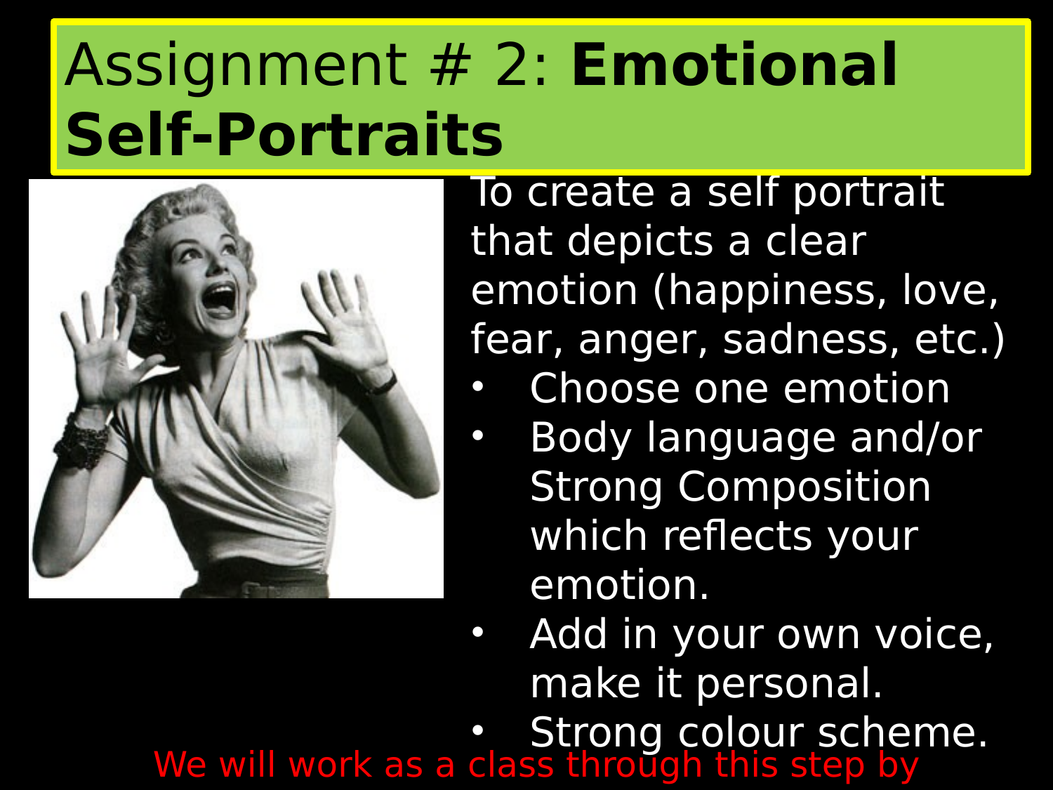 Emotional Self Portrait Powerpoint lesson by joh · Ninja Plans